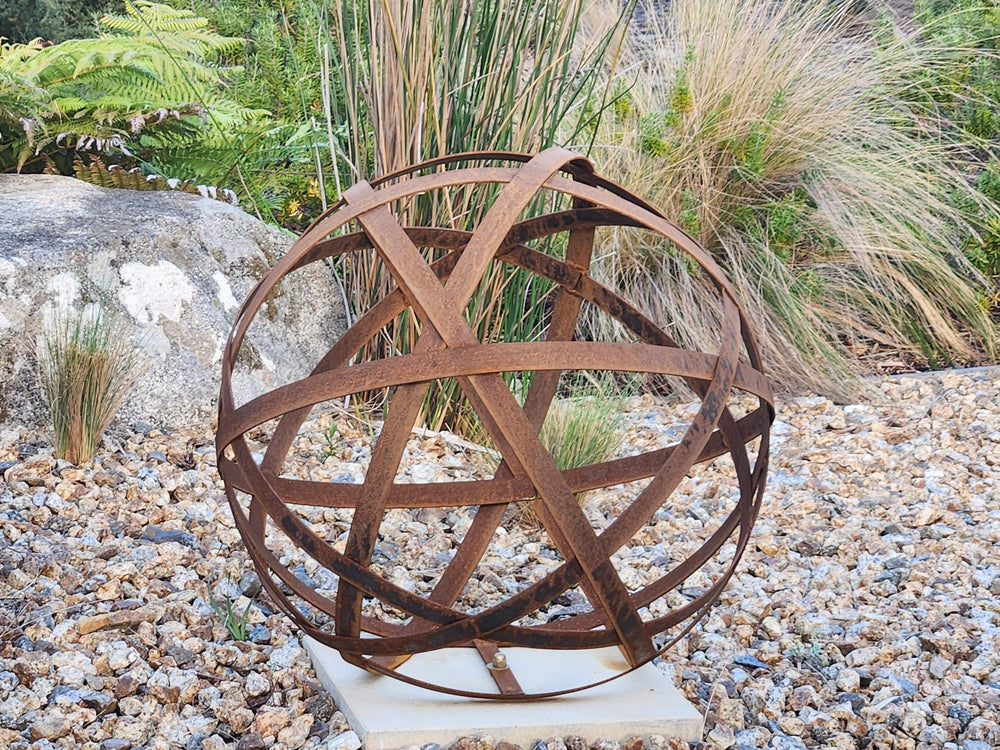 Large Metal Garden Sphere Duos/Trios